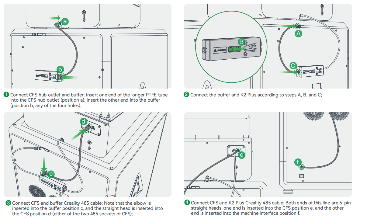 How does CFS connect K2 Plus? | Creality Wiki