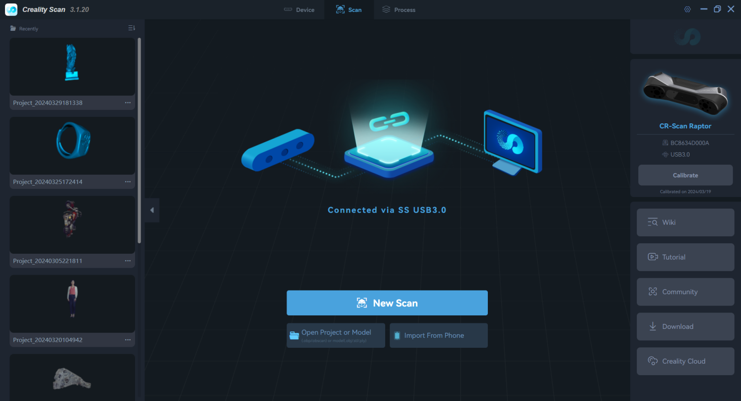 Software Manual for Creality Raptor Series | Creality Wiki