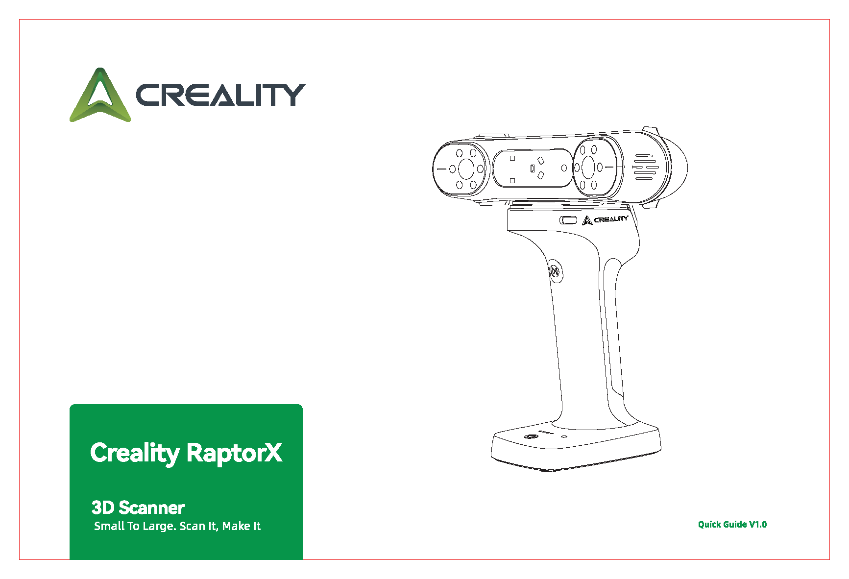 RaptorX Manual | Creality Wiki