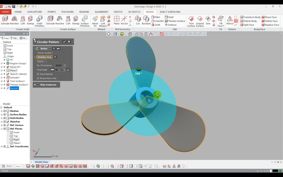 Propeller Reverse Modelling | Creality Wiki