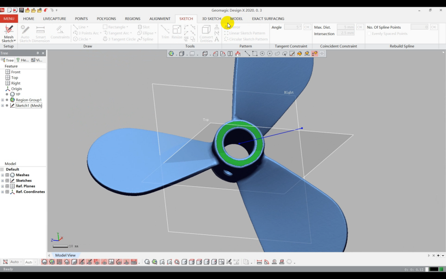 Propeller Reverse Modelling | Creality Wiki