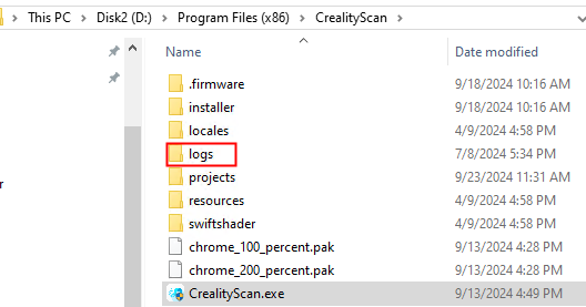 How to upload 3D Scanner log? | Creality Wiki