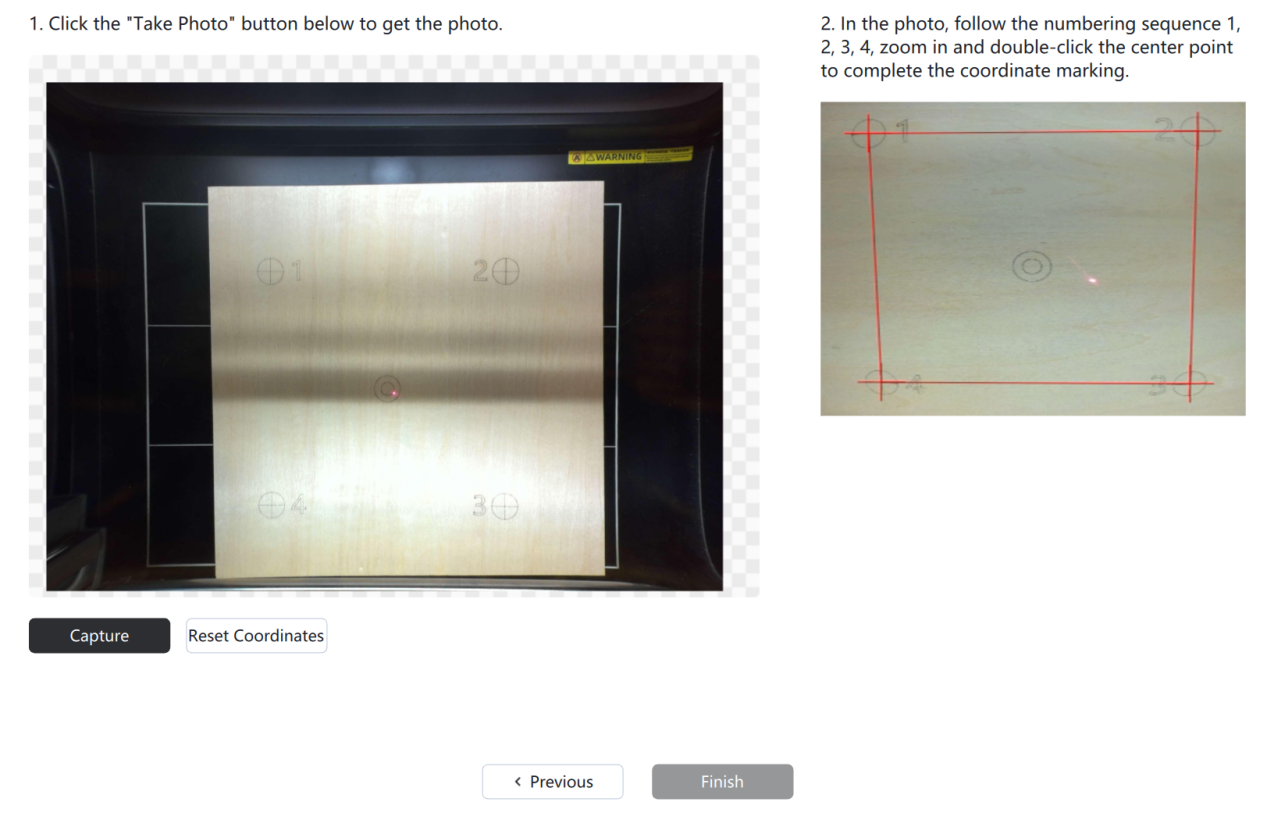 Falcon Design Space Camera Calibration Guide | Creality Wiki