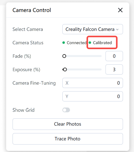 Falcon Design Space Camera Calibration Guide | Creality Wiki