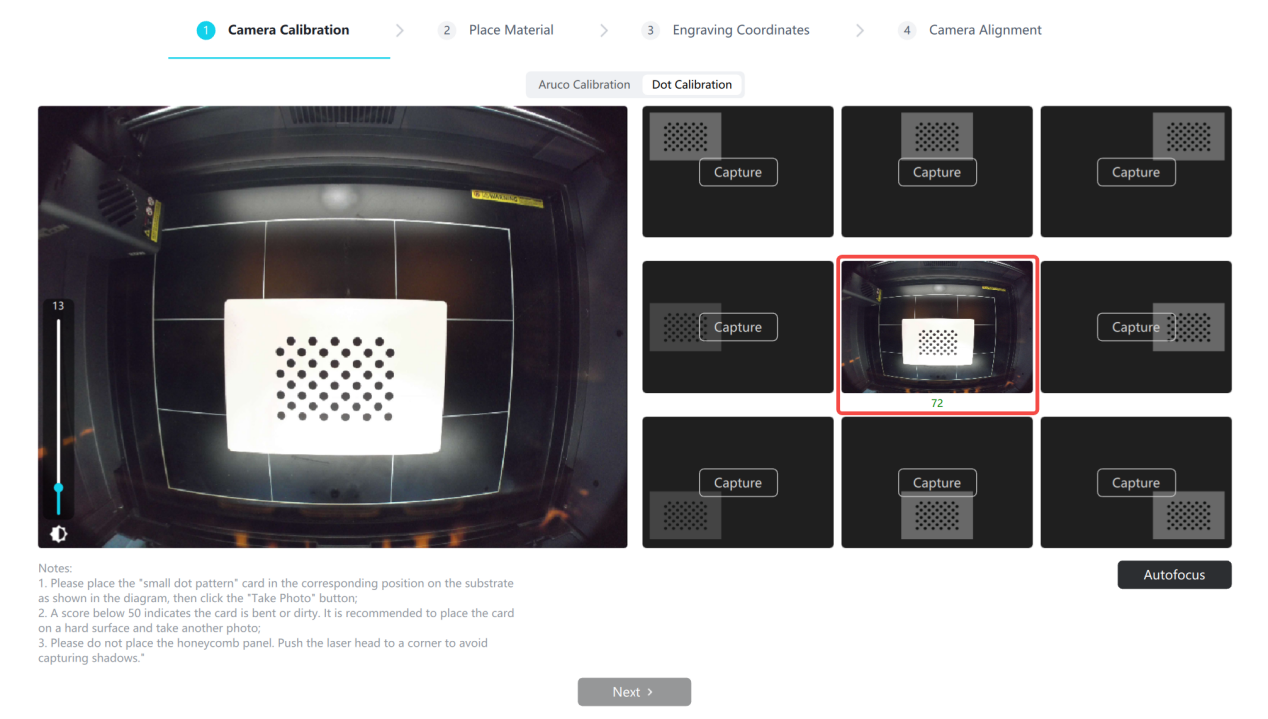 Falcon Design Space Camera Calibration Guide | Creality Wiki