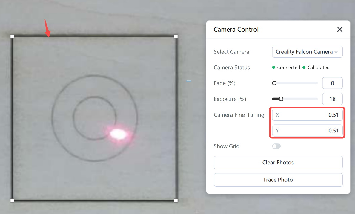 Falcon Design Space Camera Calibration Guide | Creality Wiki