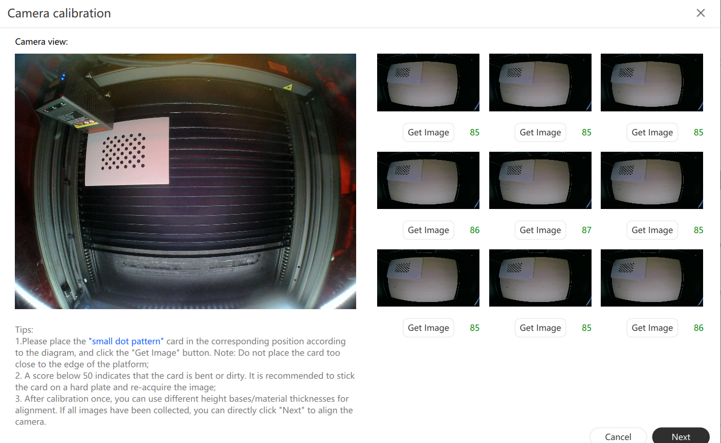 Falcon Design Space Camera Calibration Guide | Creality Wiki