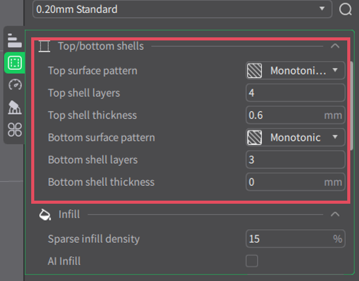 Top/Bottom Shell | Creality Wiki