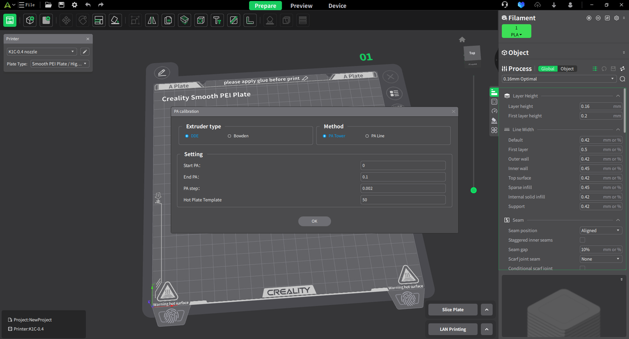 Calibration Tutorial | Creality Wiki