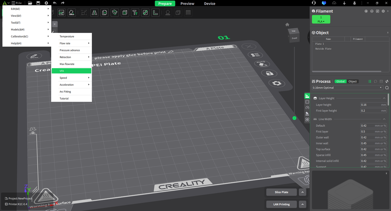 Calibration Tutorial | Creality Wiki