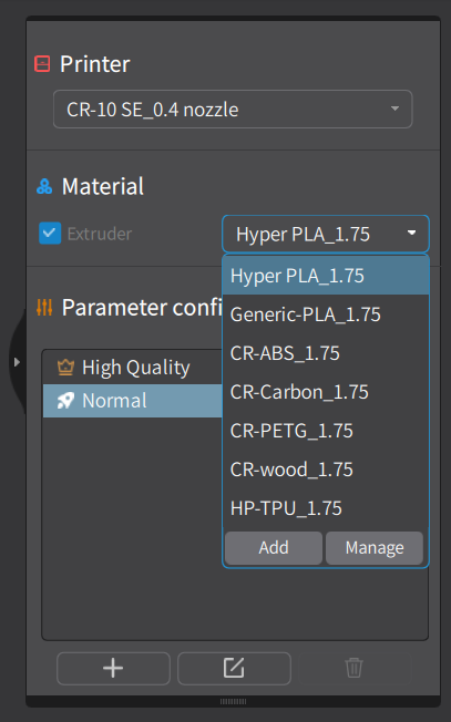Print Parameter Settings Creality Wiki