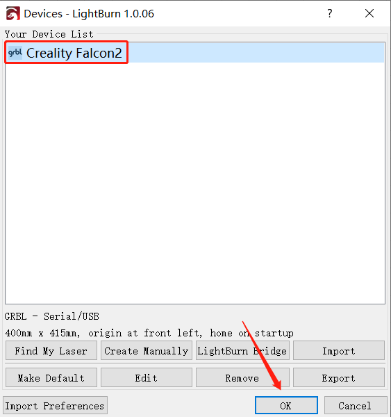 LightBurn Software Compatibility Machine Tutorial | Creality Wiki