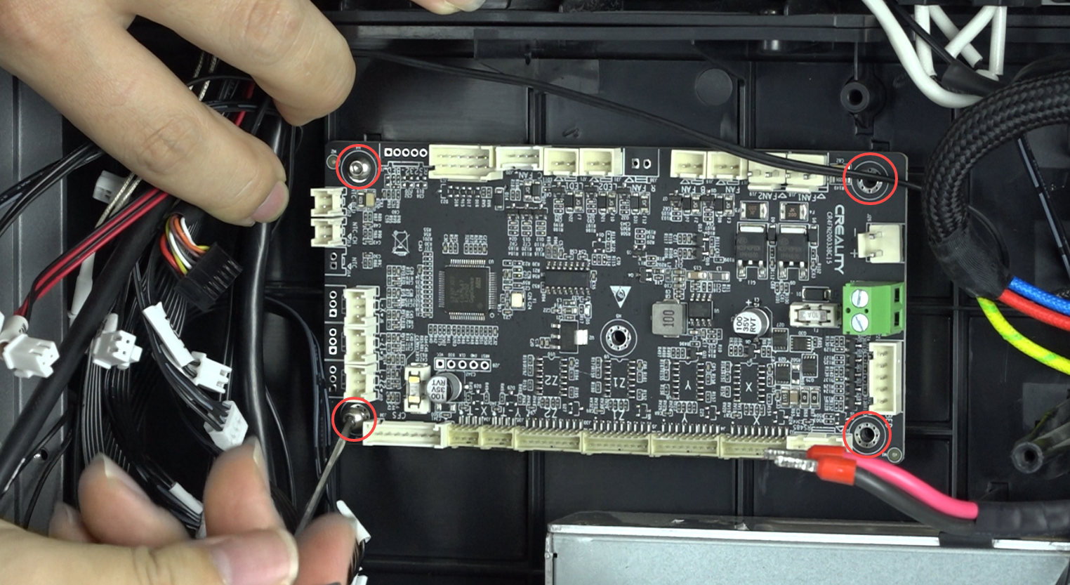 Replace K2 Plus Mainboard | Creality Wiki