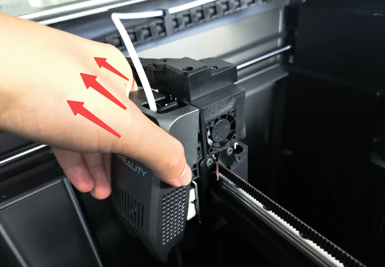 Replace K2 Plus Extruder Front Cover | Creality Wiki