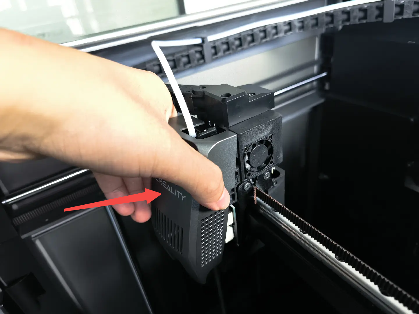 Replace K2 Plus Extruder Front Cover | Creality Wiki