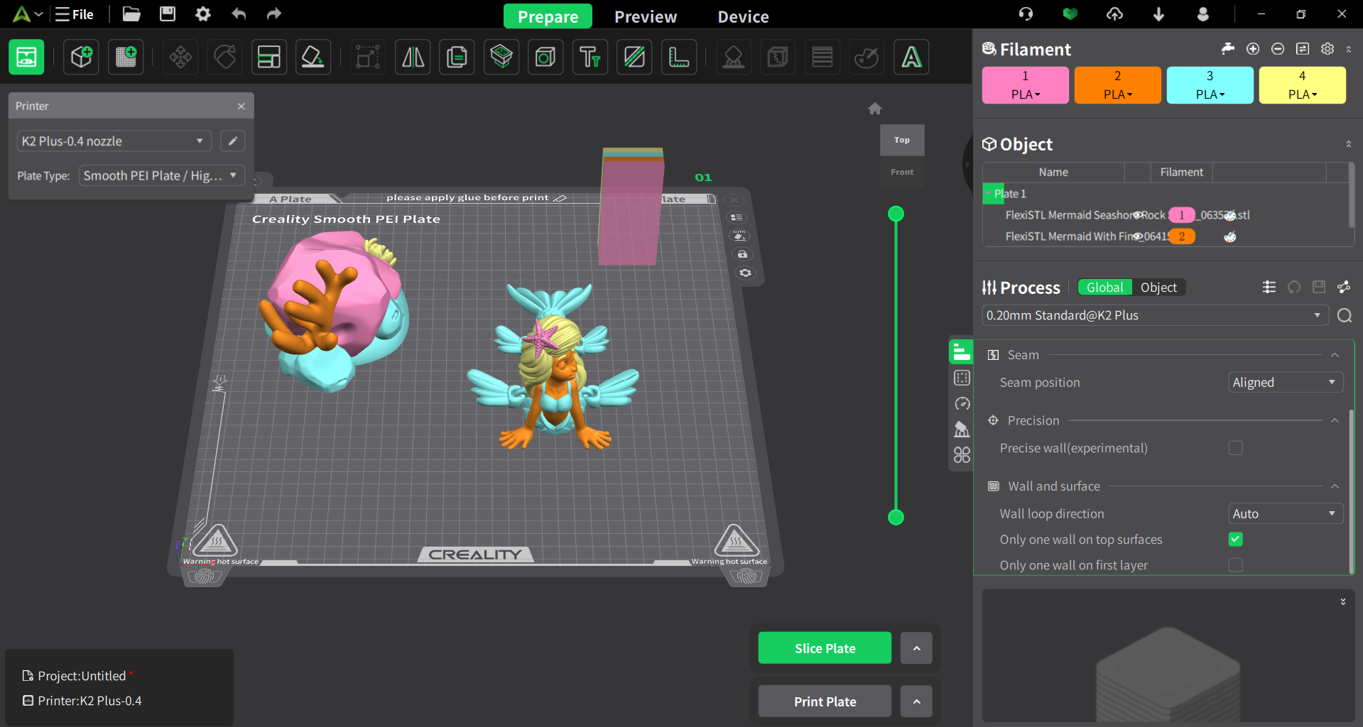 K2 Plus Multi-color Printing Guide | Creality Wiki