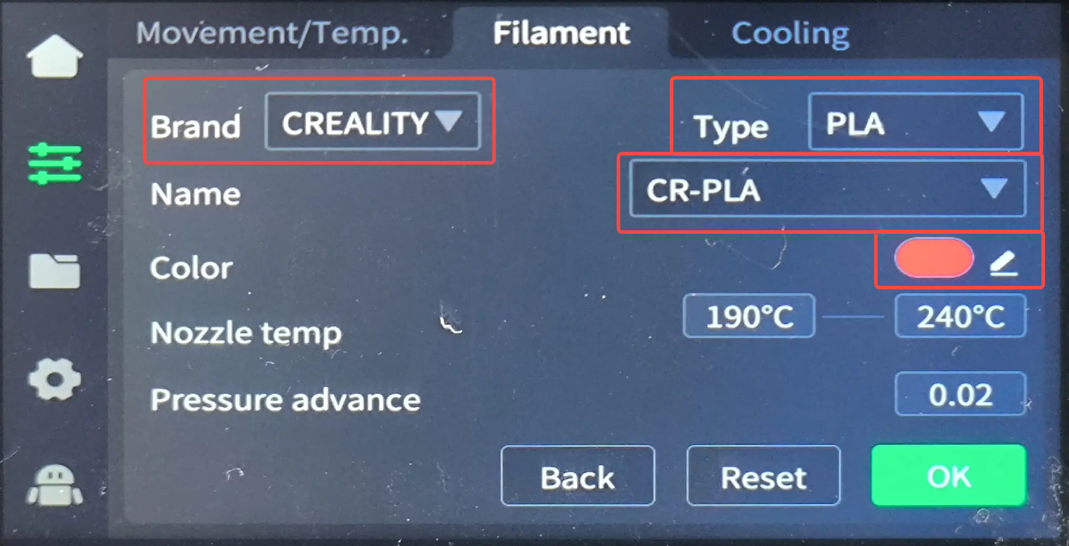 Use CFS to load/unload/replace filament | Creality Wiki