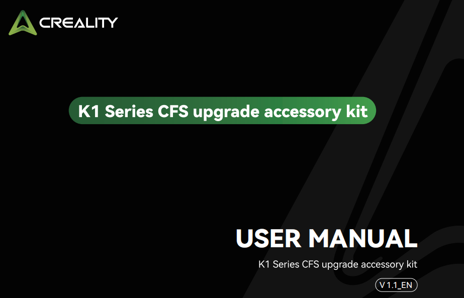K1 Series CFS upgrade accessory kit User Manual | Creality Wiki