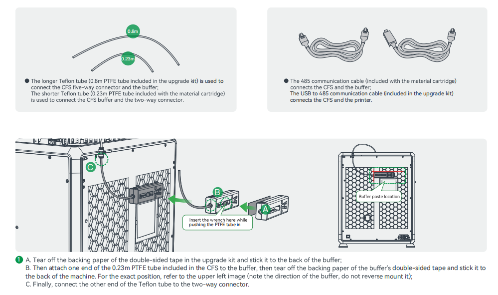 K1 Series CFS upgrade accessory kit User Manual | Creality Wiki