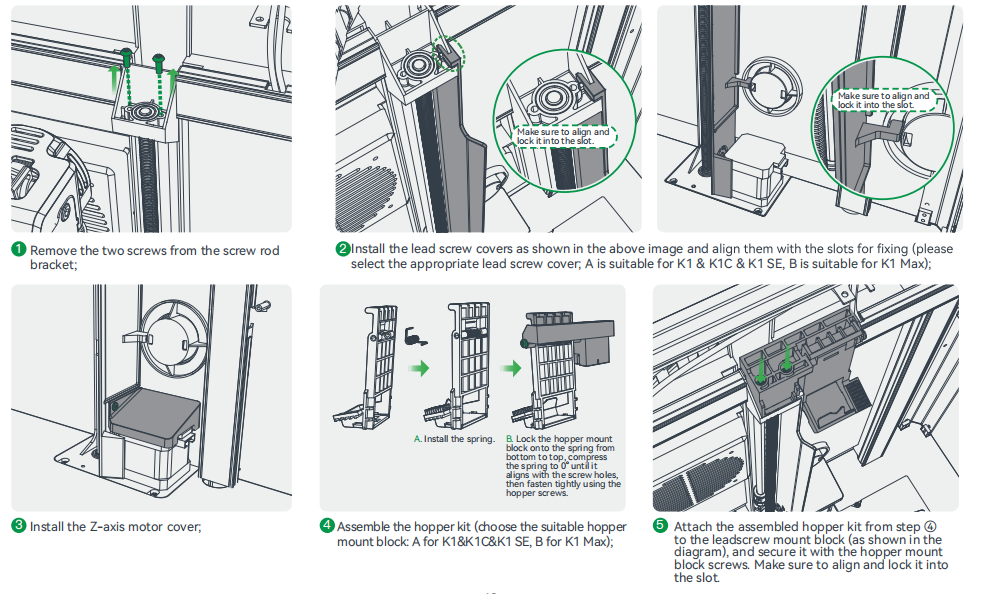 K1 Series CFS upgrade accessory kit User Manual | Creality Wiki